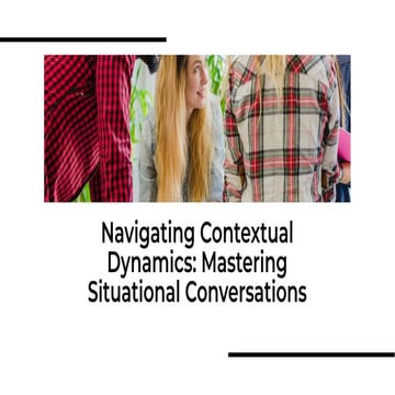 Situational Conversations- Contextual... | PDF