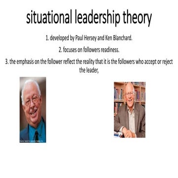 Situational leadership theory | PPT