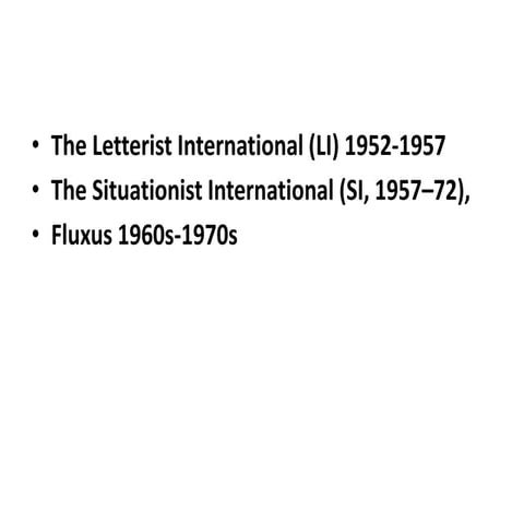 Situationism | PPTX