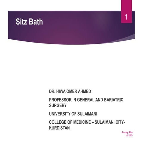 sitz bath.ppt