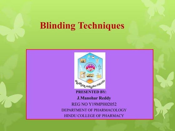 Type Of Randomization Ppt