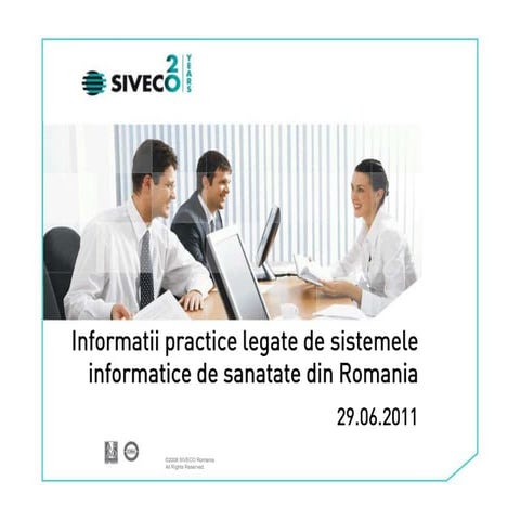 SIVECO - eHealth2012 | PPTX