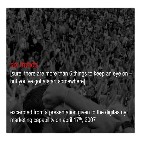 Six Emerging Media Trends | PDF