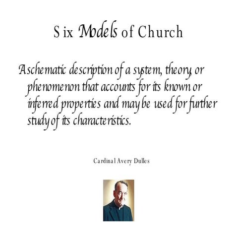 Six Models Of Church | PPT | Christianity | Religion & Spirituality