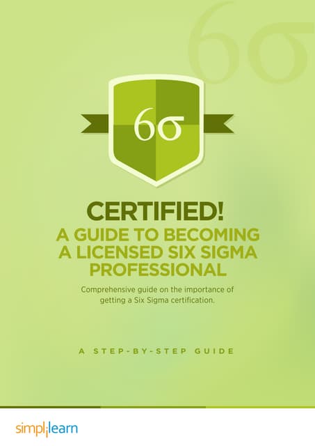 Lean Sigma Black Belt Cert | PDF