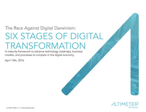 Six Stages of Digital Transformation | PDF