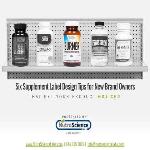 Six Supplement Label Design Tips For New Brand Owners | PDF