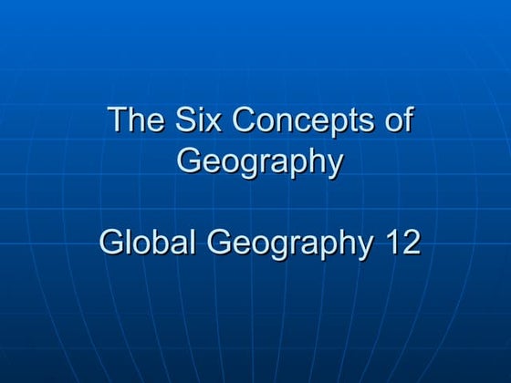 Lesson 1 What Is Geography | PPT | Geography | Science