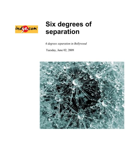 Degrees of Separation | PPT