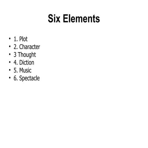 Six Elements | PPT