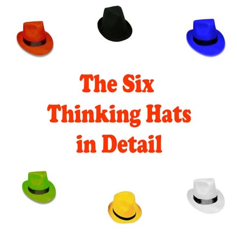 The Six Thinking Hats in Detail | PPT