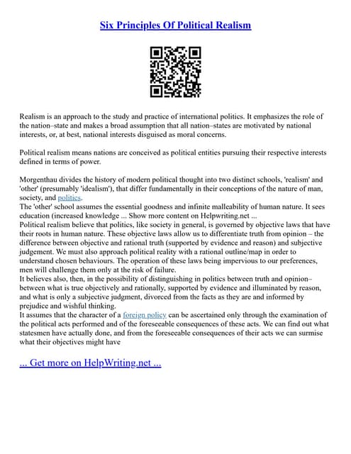 Political Science Essay | PDF