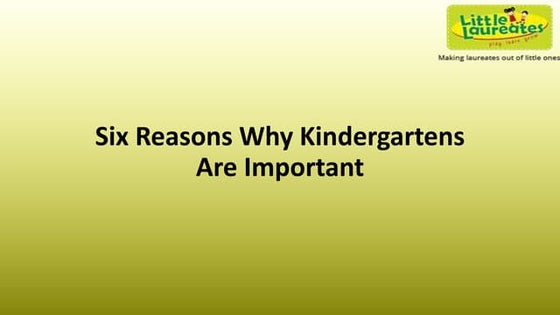 Why Preschool Education Is Important for Young Children | PDF | Daycare ...