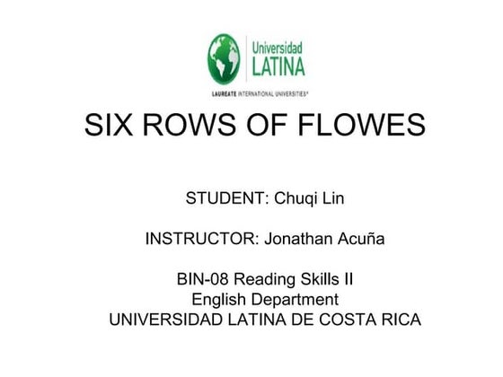 Six rows of flowers corregido | DOC