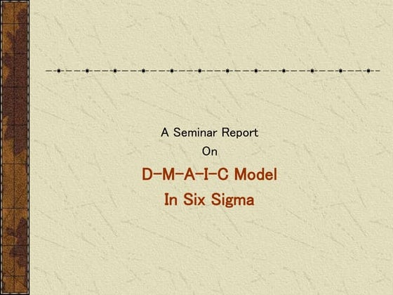The DMAIC process | PPT