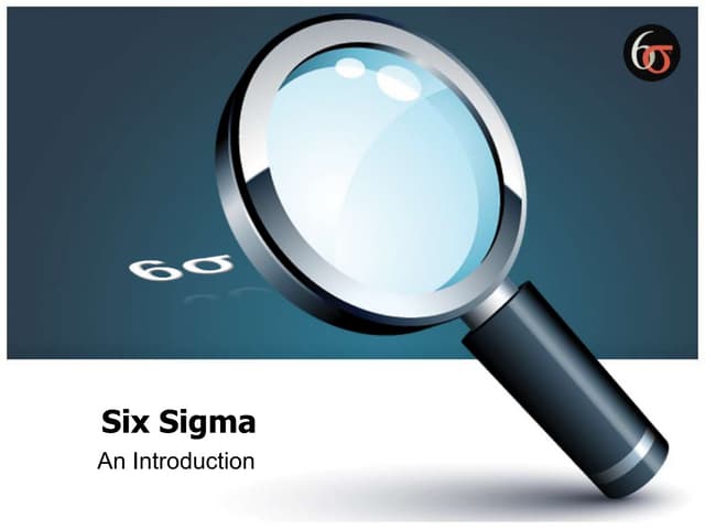 Basic Six Sigma Presentation | PPT