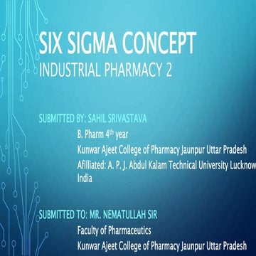 Six Sigma Concept by Sahil Srivastava.pptx