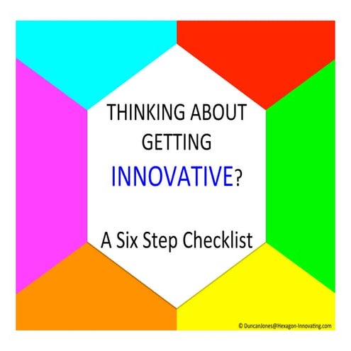 Six Steps to Innovation | PDF | Business | Business and Finance