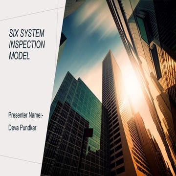Six system inspection model | PDF