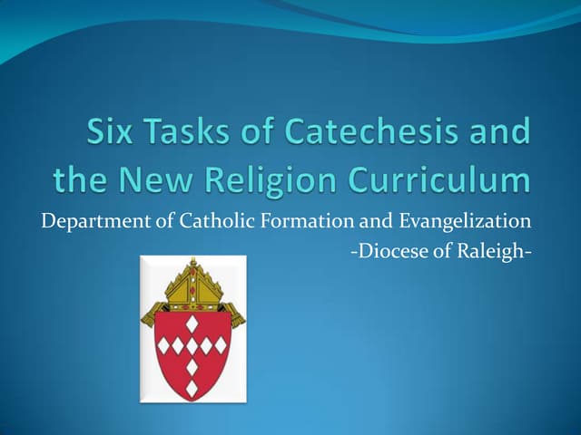 Presentation for Catechist Orientation Seminar | PPTX