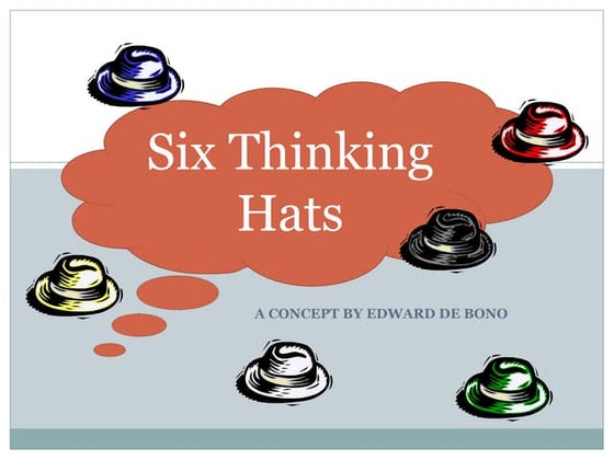 6 Thinking Hats /Concepts with Examples.pptx
