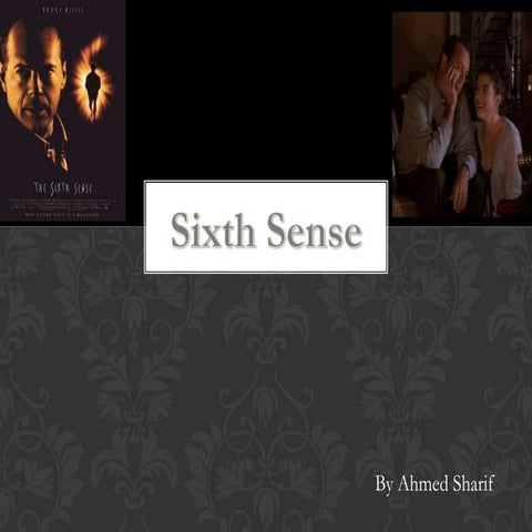 Sixth sense opening sequence analysis | PPTX