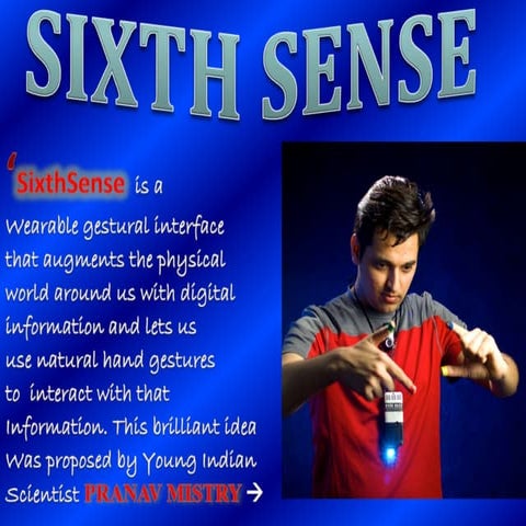 Sixth sense | PPT