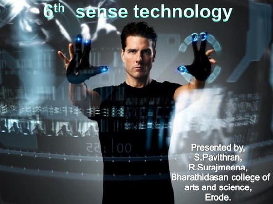 Sixthsense technology | PPT