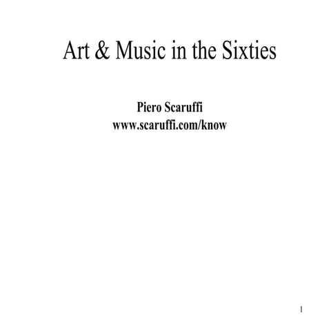 Art & Music in the Sixties | PPT