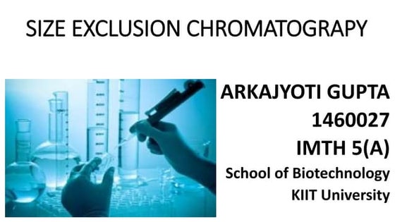 Size exclusion chromatography | PPT