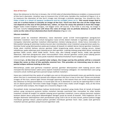 Size of the sun | PDF