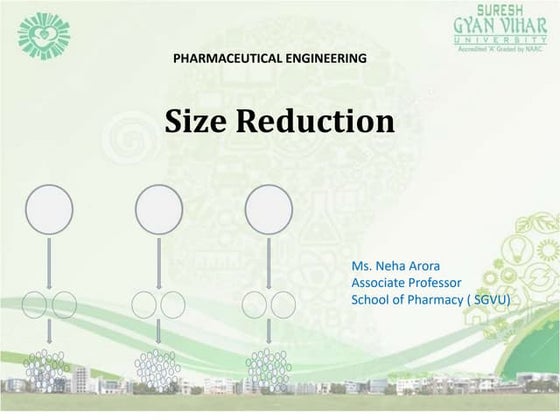 size reduction,laws involved in size reduction ,application & mills | PPTX | Physics | Science