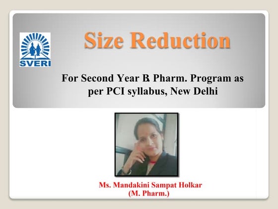 Size reduction | PDF