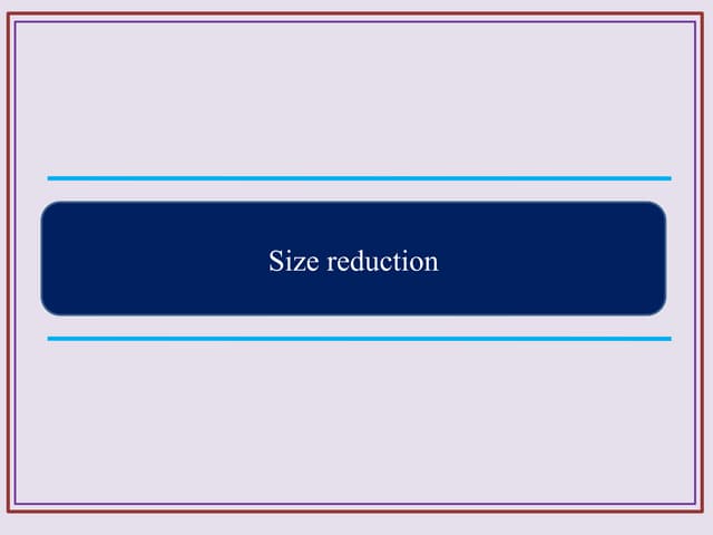 Size reduction | PPTX
