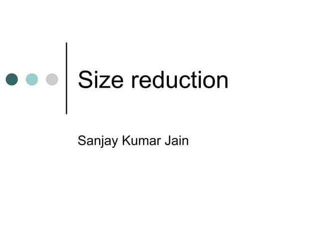 Size reduction | PPTX