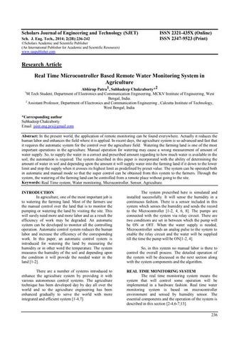 DESIGN AND DEVELOPMENT OF AUTOMATIC WATER FLOW METER | PDF