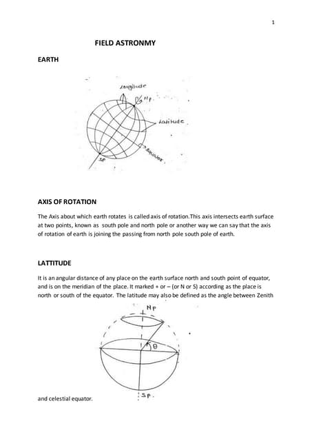 Horizon system of coordinates | PPTX