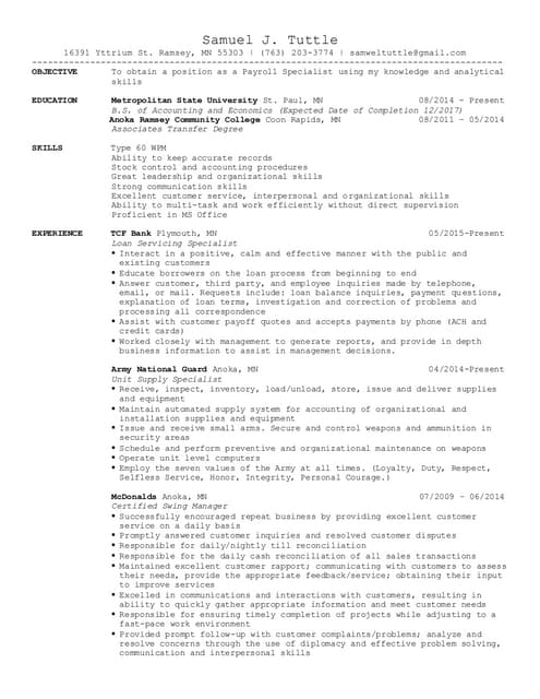 Resume 2015 | DOCX
