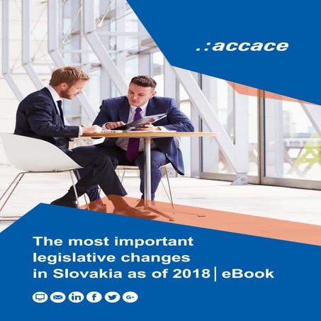 The most important legislative changes in Slovakia as of 2018│eBook | PDF