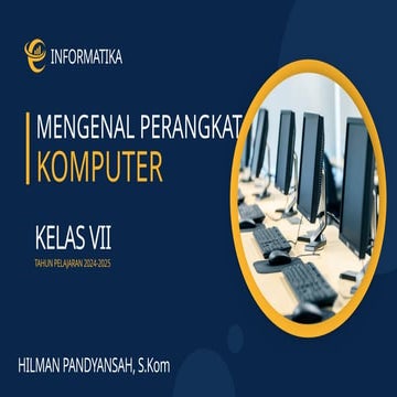 Sistem Komputer - HARDWARE (Kelas 7 SMP).pptx