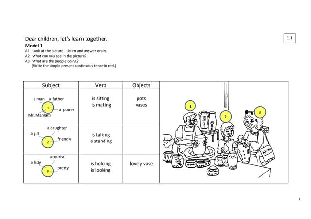 Upsr english paper 2 - section 1 - worksheets for weaker pupils | DOC
