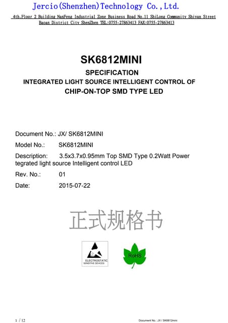 Sk6822 rev.01 en(nut) | PDF