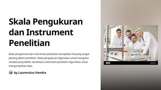 Tentang Uji Validitas dan Reliabilitas | PPT