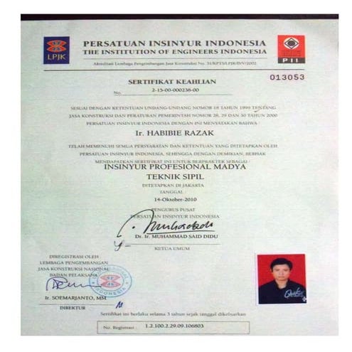 Ska Lpjk Pii Teknik Sipil | PDF