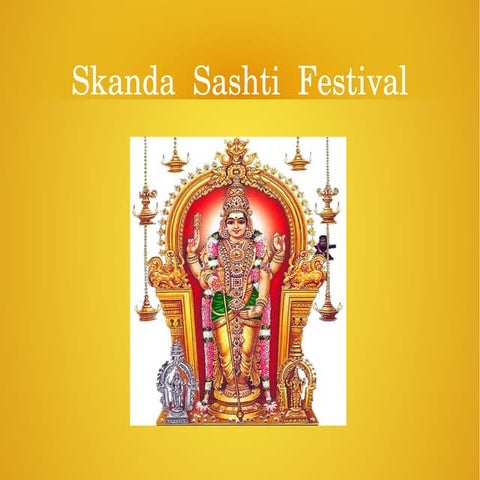Skanda shasti | PDF