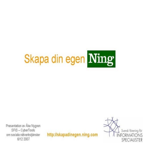 Skapa din egen Ning | PPT