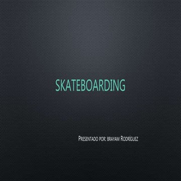 Skateboarding | PPTX