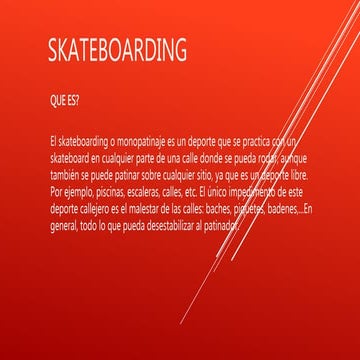 The evolution of skateboarding | PPTX