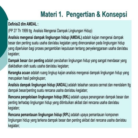 SKB Materi_12_AMDAL.ppt MATERI PPT AMDAL | PPT