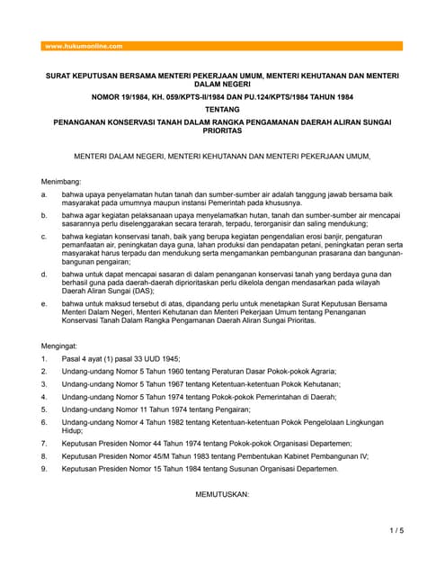 Sk mentan 837 tahun 1981 | DOCX